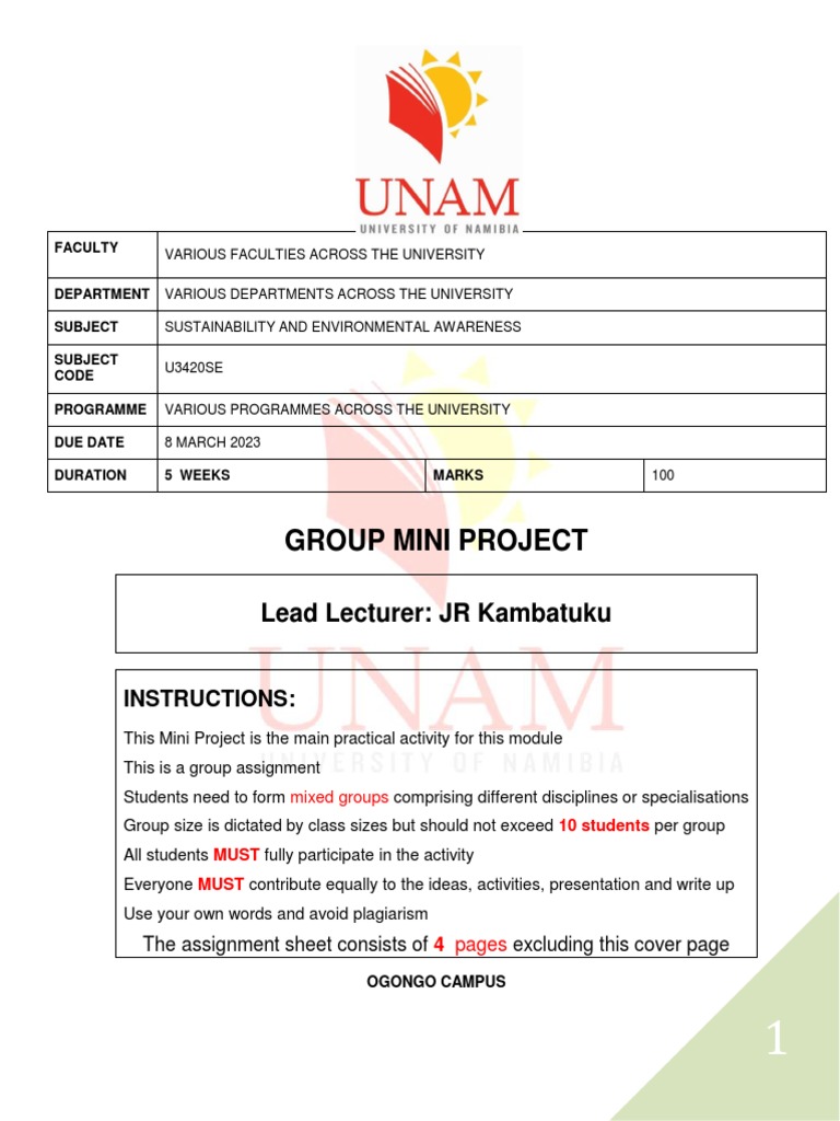 Group Mini Project 2023-1 PDF | PDF