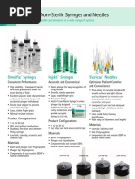BD EU Syringes - Technical Data Sheet | PDF | Syringe | Medical Equipment
