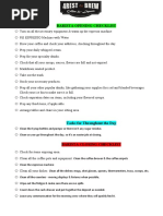 Starbucks Task List | PDF