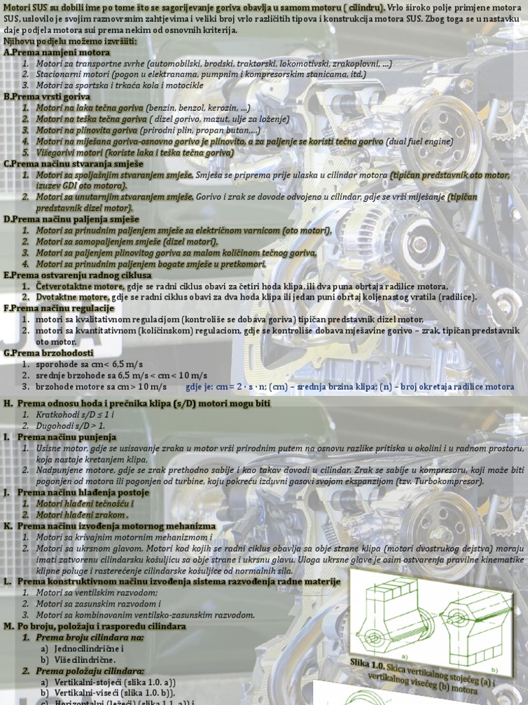 Motori SUS-Podjela SUS | PDF