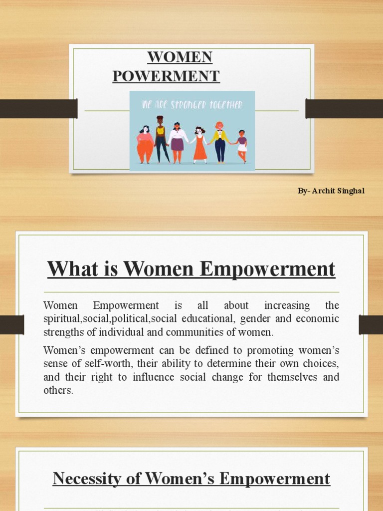 Women Empowerment Pdf