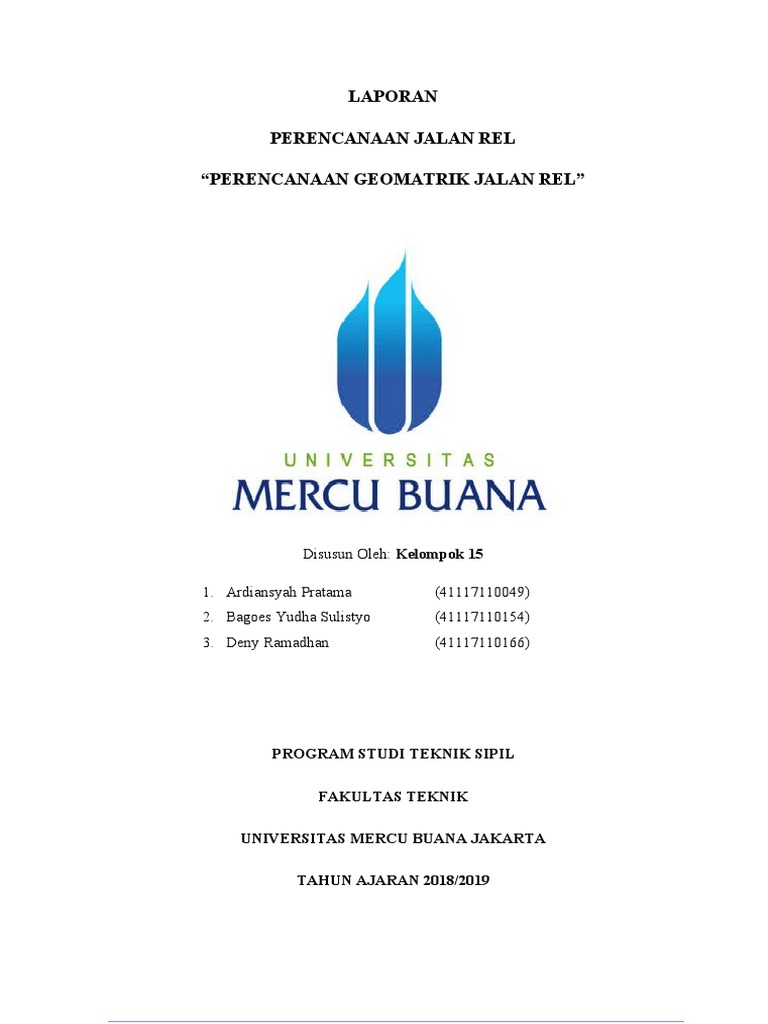 Perencanaan Geometrik Jalan Rel | PDF | Teknologi & Rekayasa