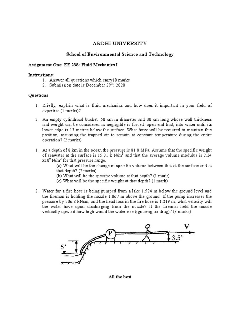 Assignment 1 - 2020 - EE 238 FM I | PDF | Science & Mathematics