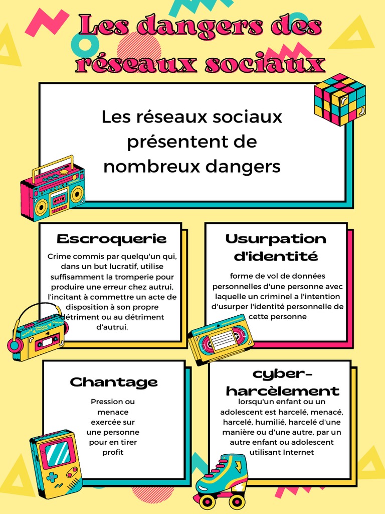 Les Dangers Des Réseaux Sociaux | PDF