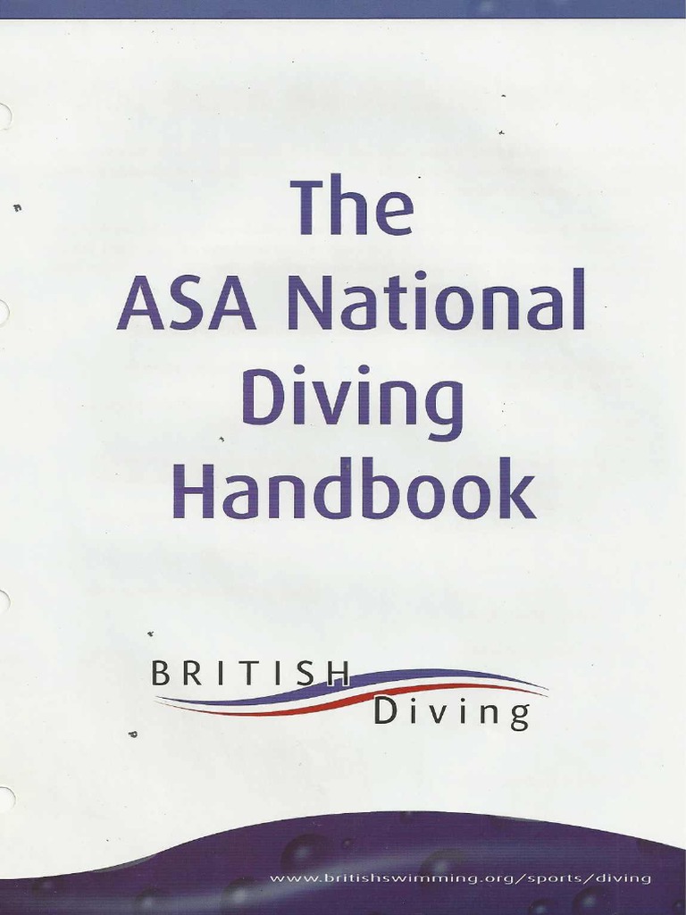 ASA National Diving Handbook | PDF | Underwater Diving | Flexibility ...