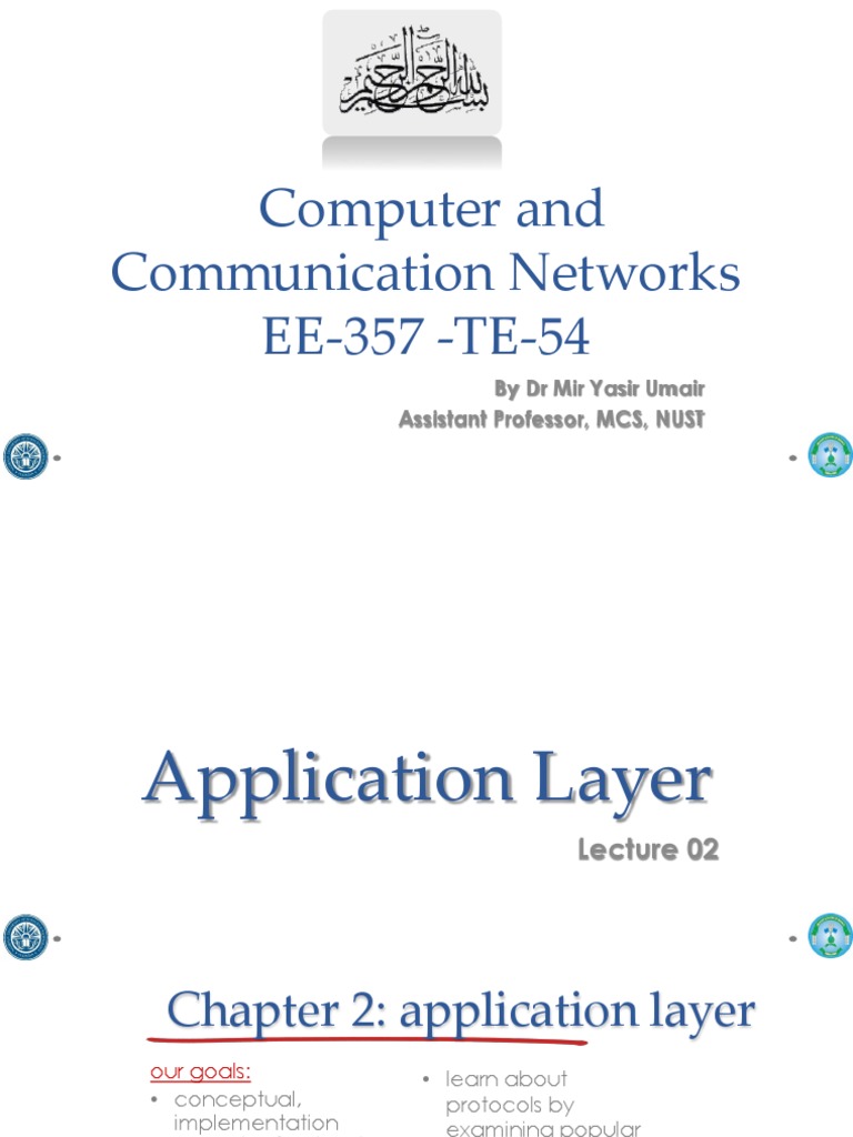 Lec 2 - Application Layer - I | PDF | Network Socket | Peer To Peer