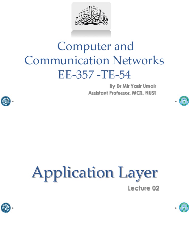 Lec 2 - Application Layer - III - DHCP FTP | PDF | File Transfer Protocol | Ip Address