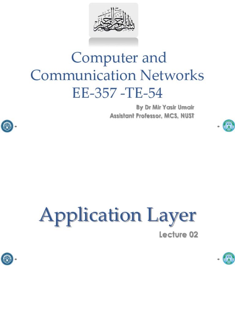 Lec 2 - Application Layer - V - P2P | PDF | Peer To Peer | Client ...