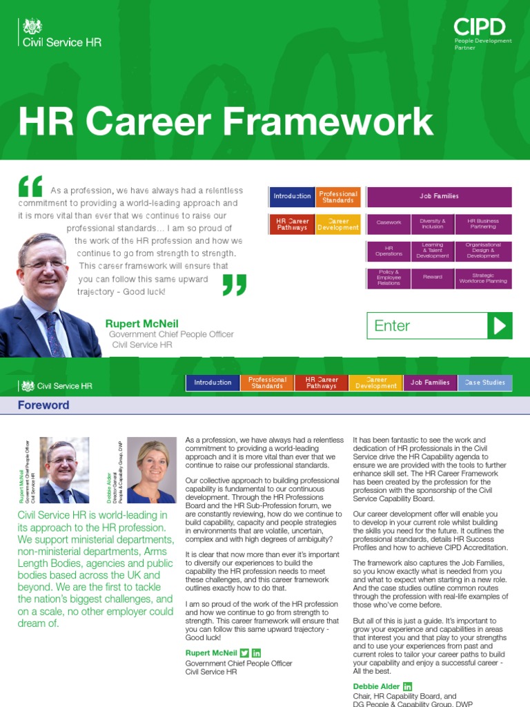 HR Career Frameworks-A4 v0l | PDF | Career & Growth