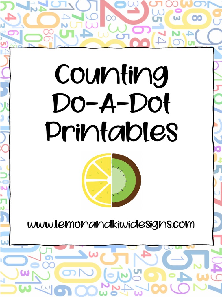 Counting Do-A-Dot Printables | PDF