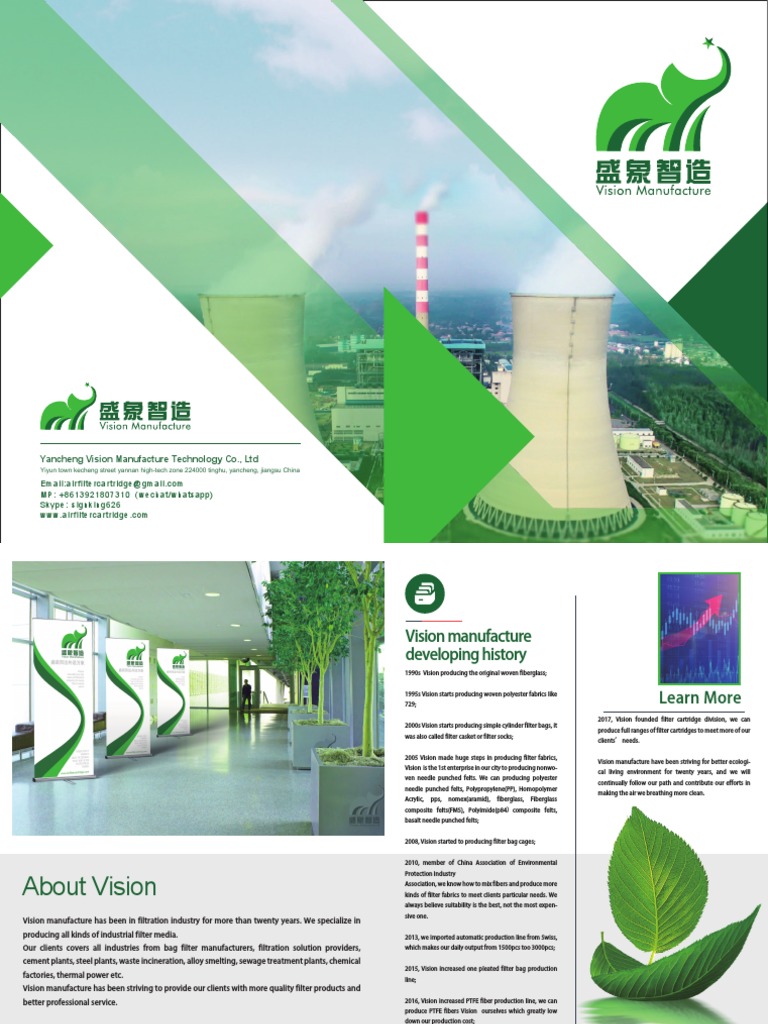 Vision Filter Catalogue | PDF | Fiberglass | Incineration