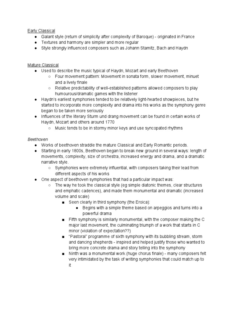 Development of The Symphony | PDF | Symphony | Romantic Music