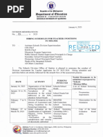 Deped Gentri Memo | PDF