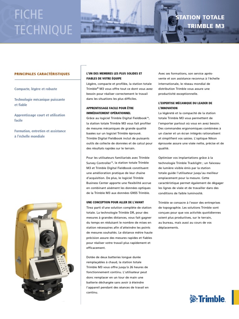 Trimble M3-1 | PDF