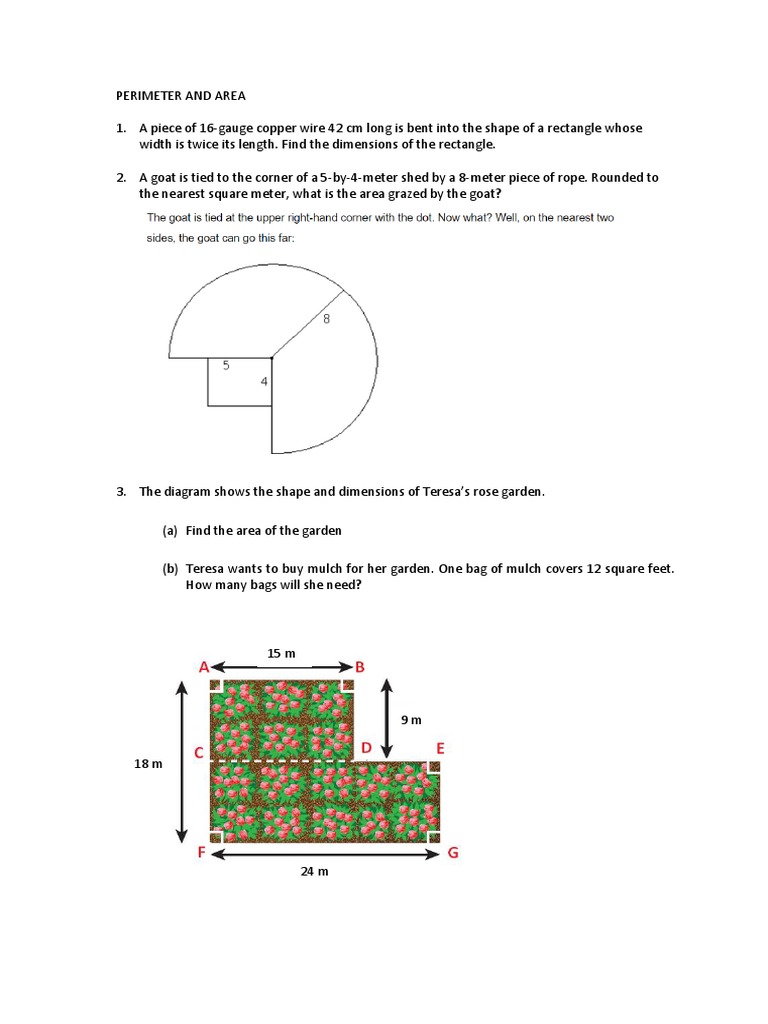 Finding Perimeters, Areas, and Costs: Solving Geometry Word Problems ...