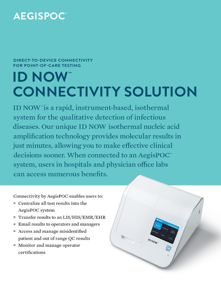 Abbott - ID NOW Connectivity Solution - Commercial Sell - 2019 | PDF ...