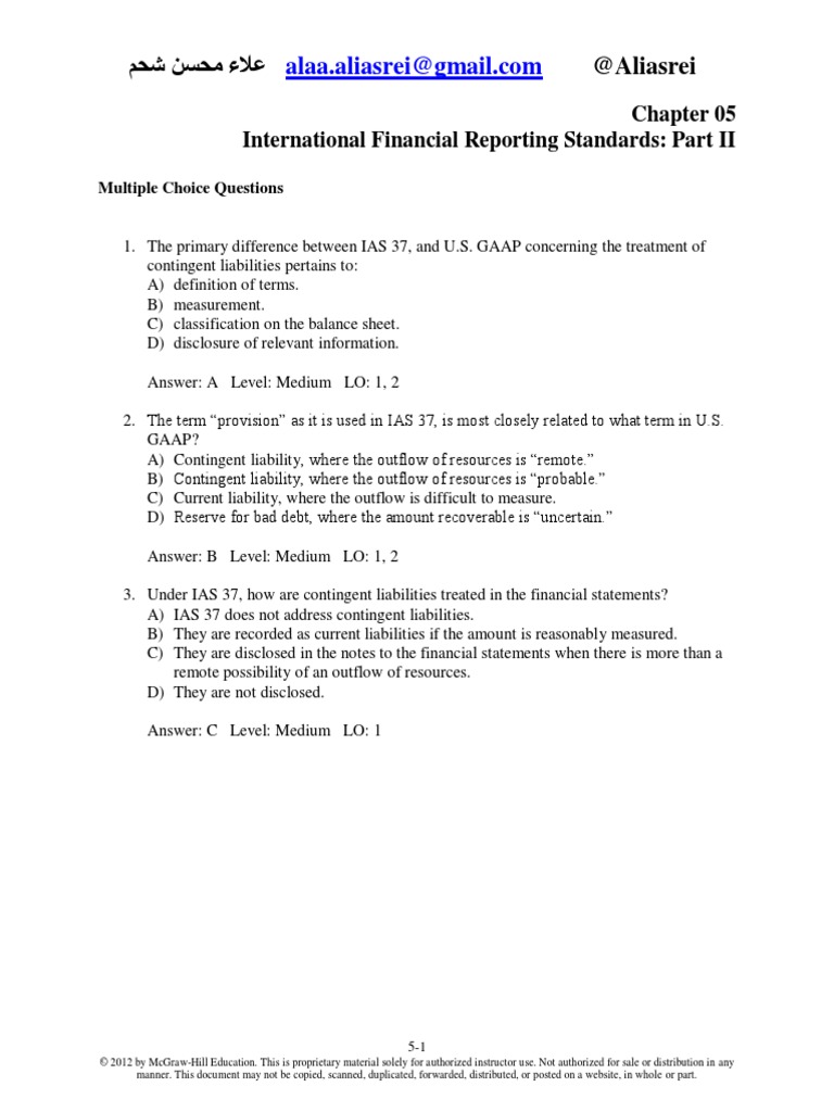 Chap 005 | PDF | International Financial Reporting Standards | Fair Value