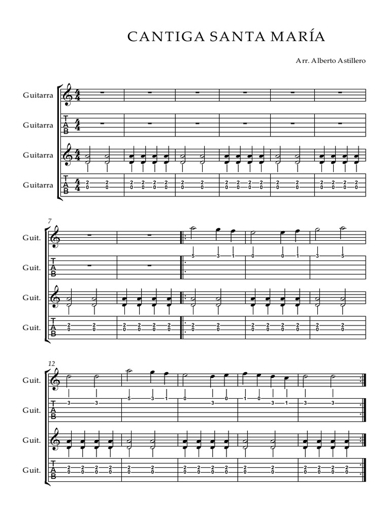 Cantiga de Santa María | PDF