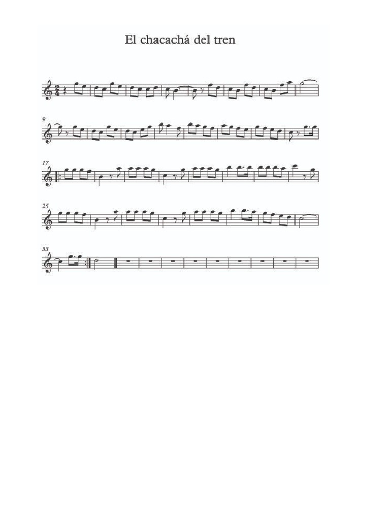 El Chacachá Del Tren | PDF