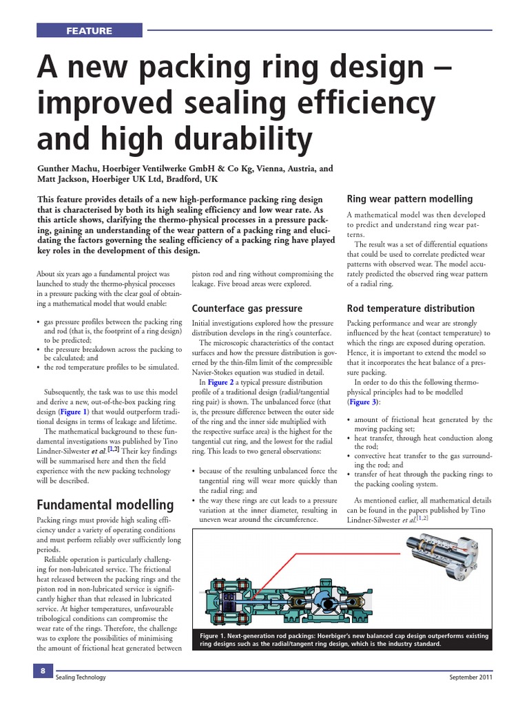 A New Packing Ring Design - Improved Sealing Efficiency and High ...