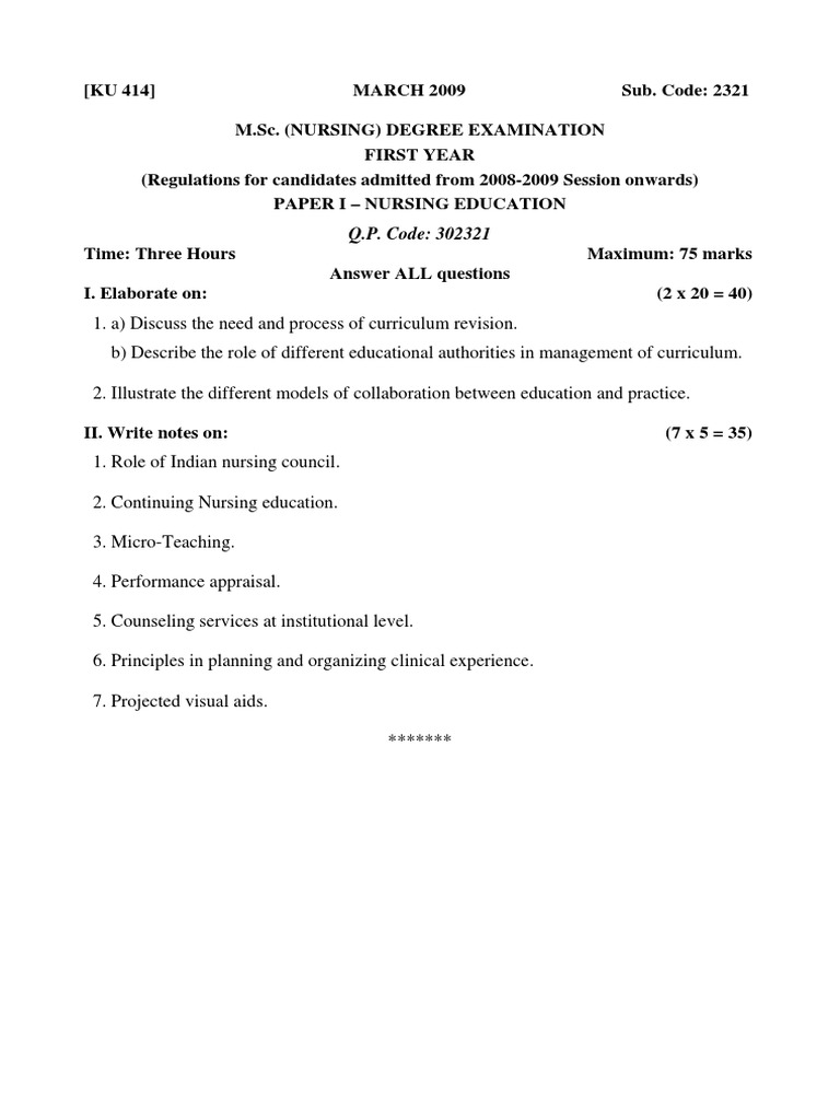 Nursing Education PDF | PDF | Nursing | Curriculum