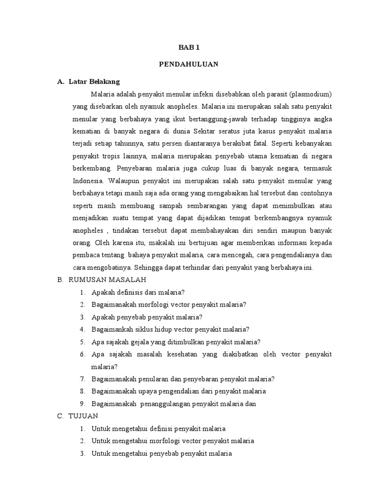 MAKALAH PENGENDALIAN VECTOR K.6 | PDF