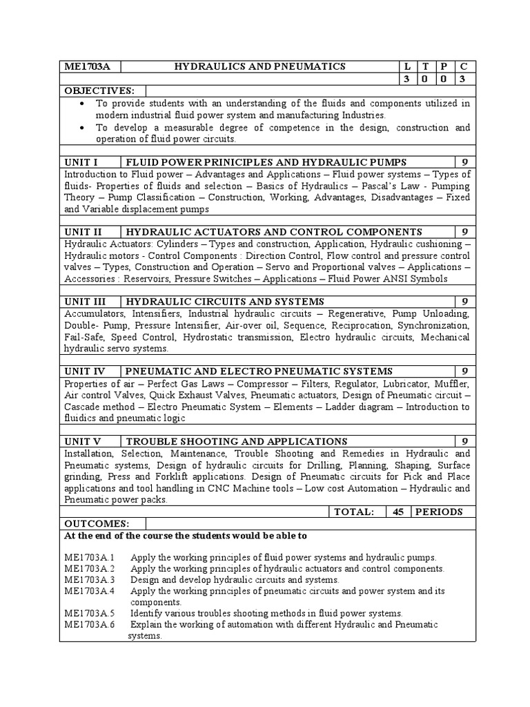 Hydraulics and Pneumatics | PDF | Pump | Hydraulics