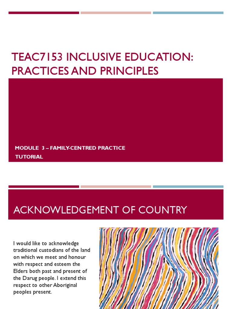 Week 3 Tutorial | PDF | Autonomy | Inclusion (Education)