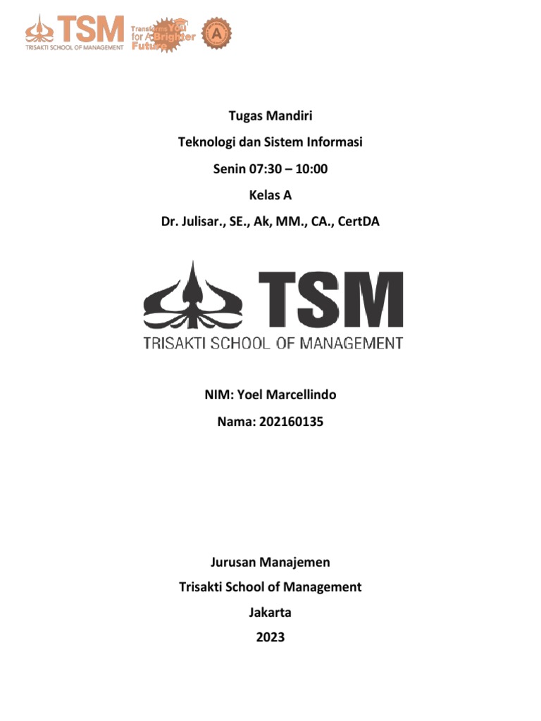 Yoel Marcellindo - Tsi | PDF