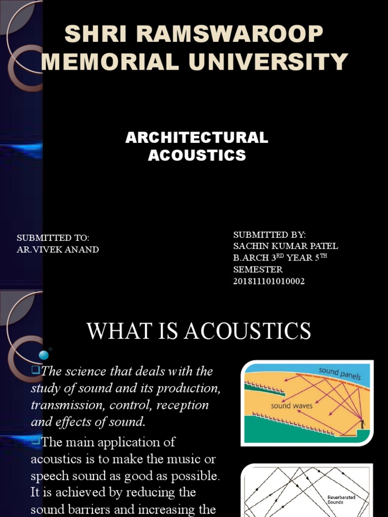 ACOUSTICS | PDF | Sound | Acoustics ACOUSTICS | PDF | Sound | Acoustics