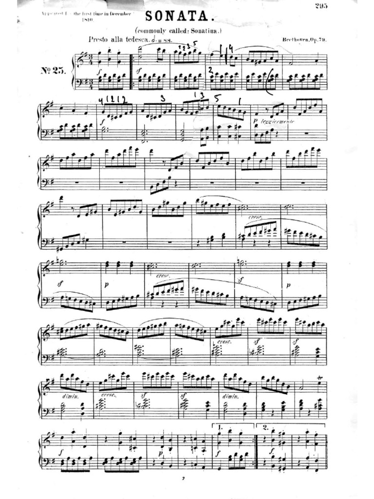 Beethoven - 38 Piano Sonatas (Beethoven) PDF | PDF | Sonata | Musical ...