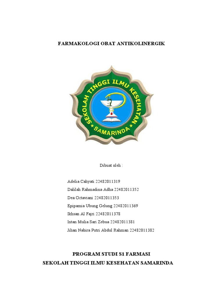 Farmakologi Obat Antikolinergik | PDF