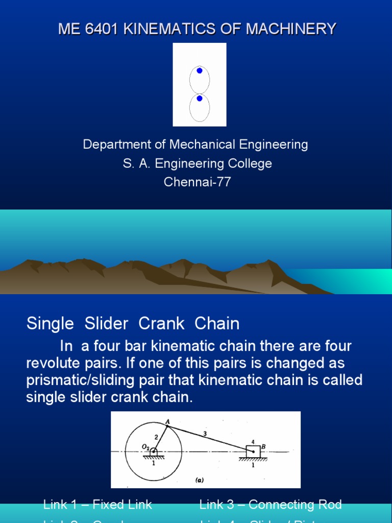 Mechanisms L3 | PDF | Machines | Kinematics