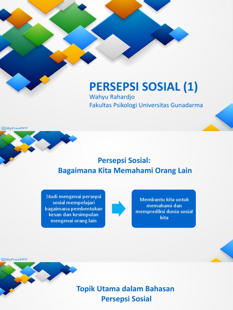 7 - Persepsi Sosial | PDF | Pengembangan Diri