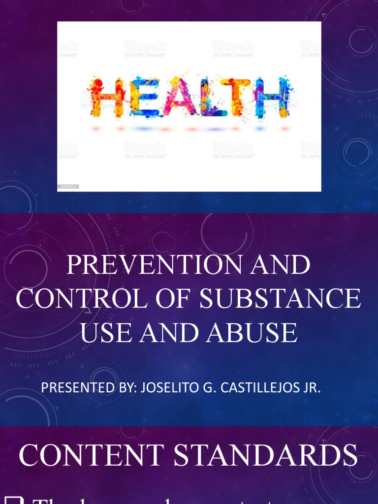 10.2 WEEK Prevention and Control of Substance Use and Abuse | PDF ...