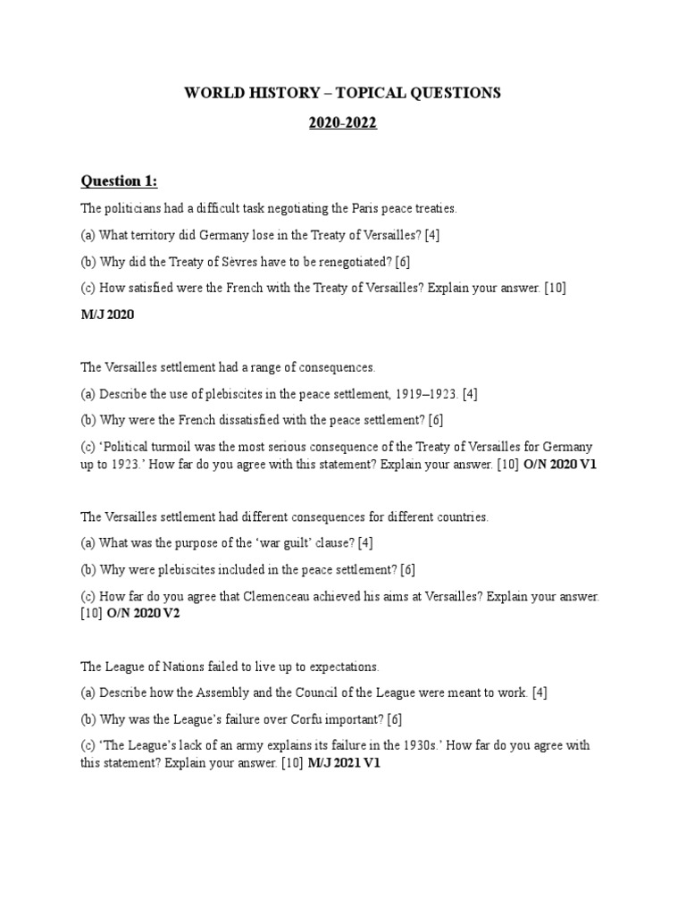 World History 2147, Shayaan. | PDF | Nazi Germany | Treaty Of Versailles