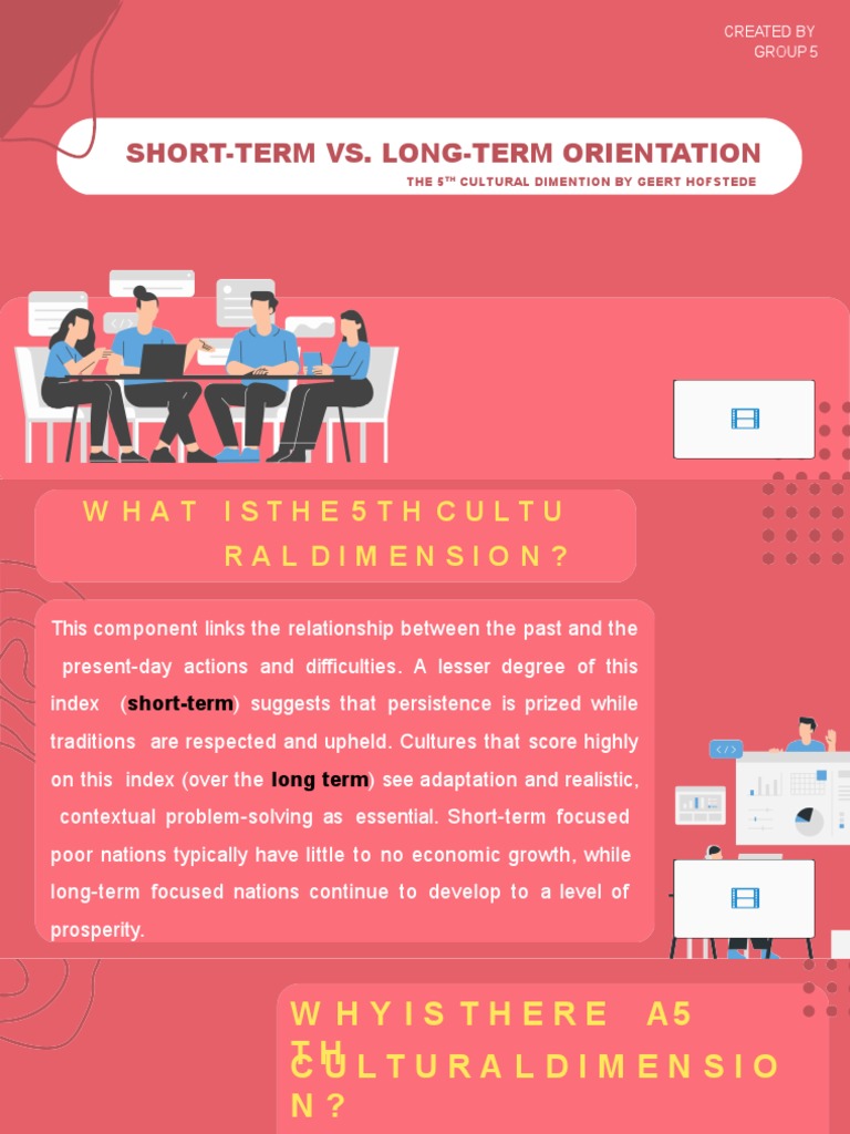 5th Cultural Dimension (Short-Term vs. Long-Term Orientation) | PDF ...