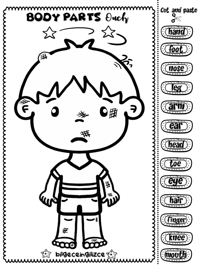 Body Parts Ouch-Bw.. | PDF