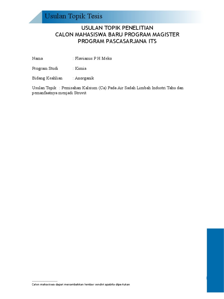 Form A02 Format Proposal | PDF