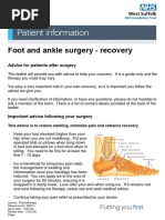 Ankle Foot AROM PDF | PDF