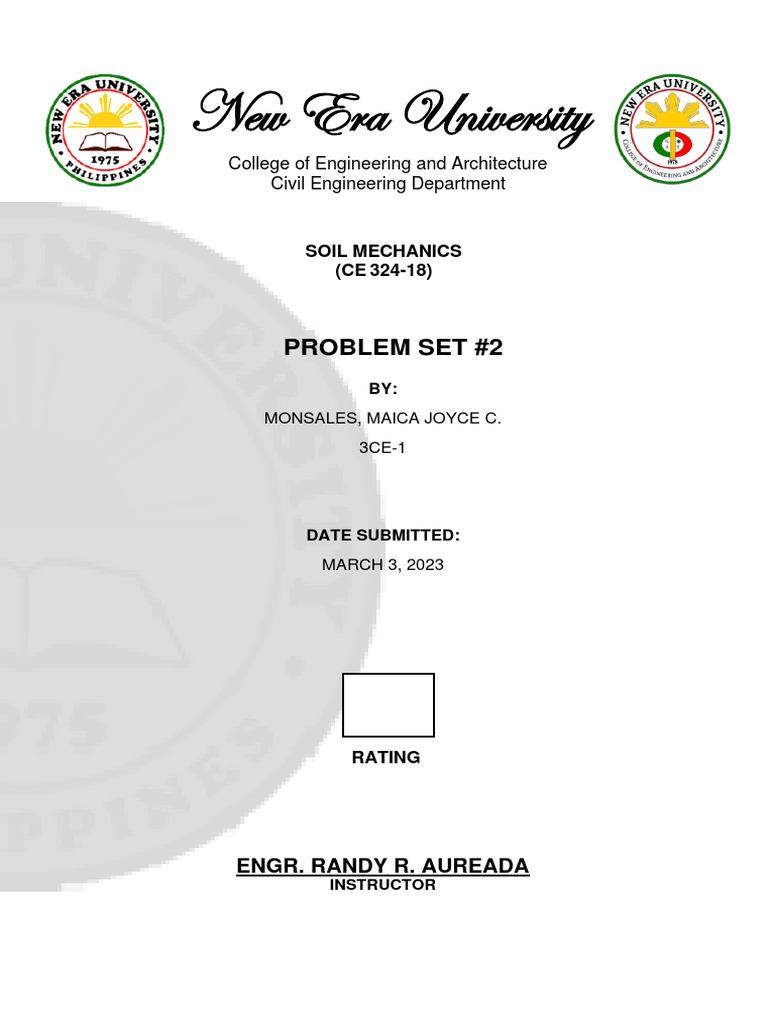 Probset 2 | PDF | Density | Porosity