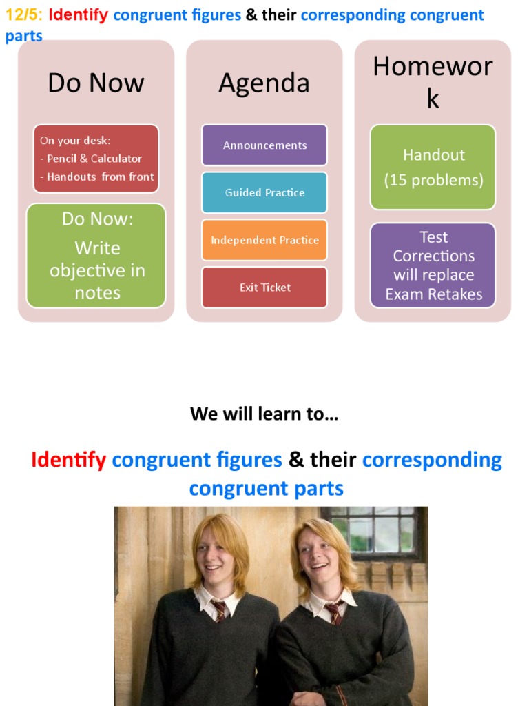 Understanding Congruent Figures and Parts | PDF