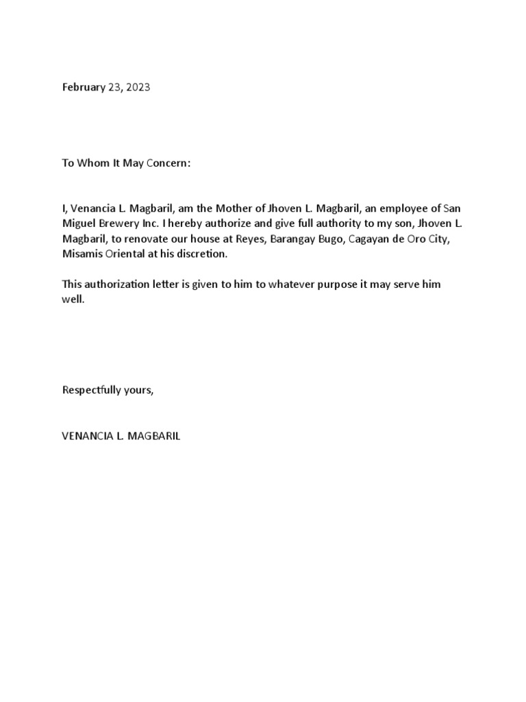 Agreement Letter Final | PDF