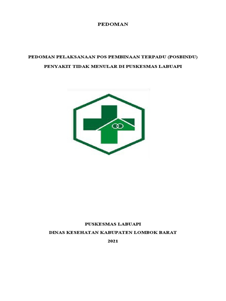 1.PEDOMAN POSBINDU final | PDF
