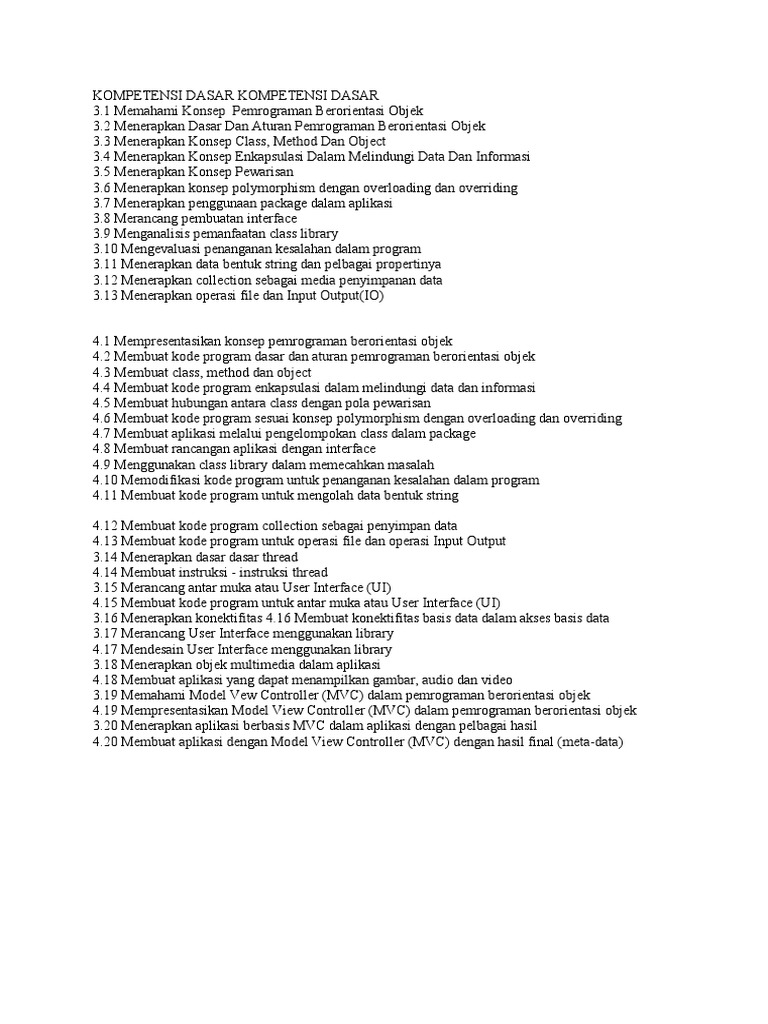 Pemrograman Objek | PDF