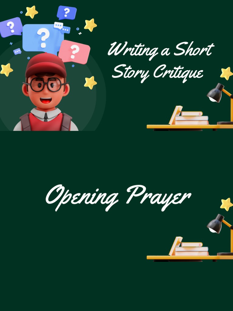 Writing A Short Story Critique PART 1 | PDF | Learning | Human ...