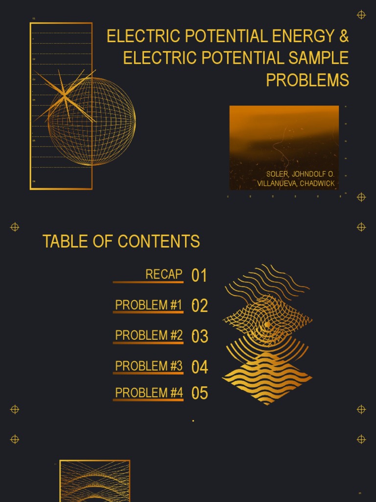 Electric Potential Energy & Electric Potential Sample Problems | PDF | Teaching Methods ...