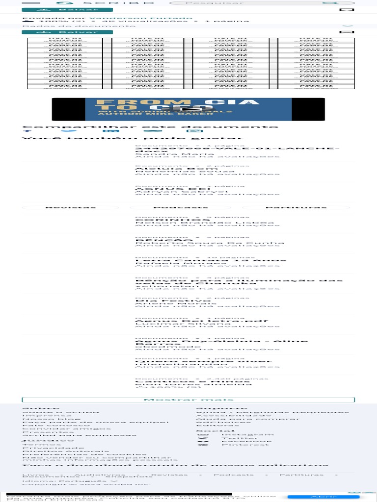 Vale 01 Lanche PDF | PDF
