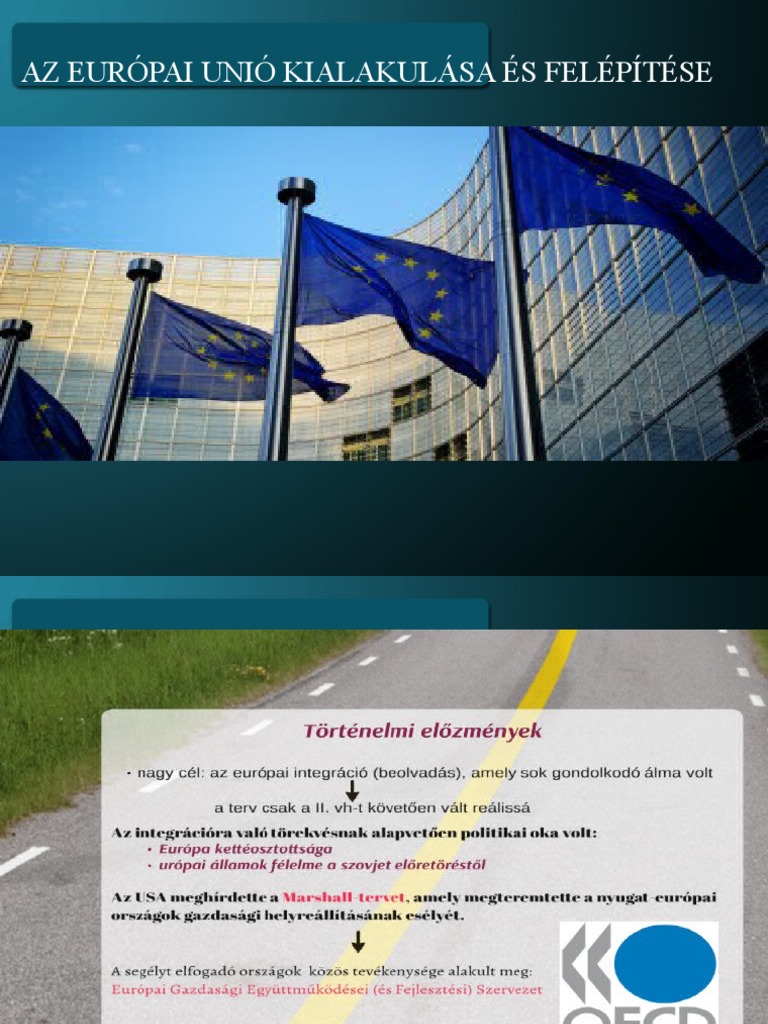 Az Európai Unió Kialakulása És Felépítése | PDF