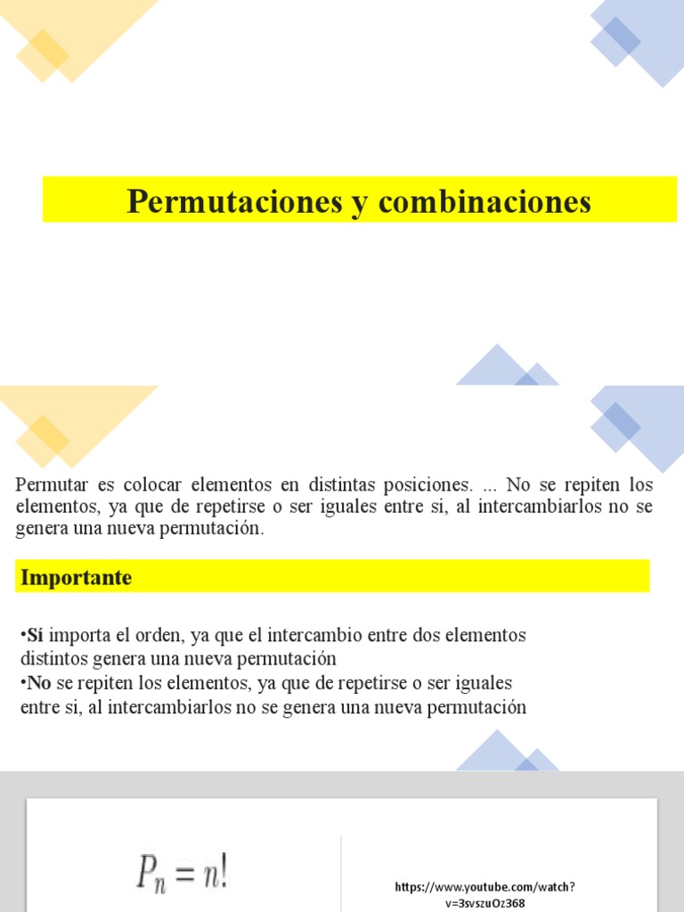 Tcescenario3permutacioenes y Combinaciones | PDF
